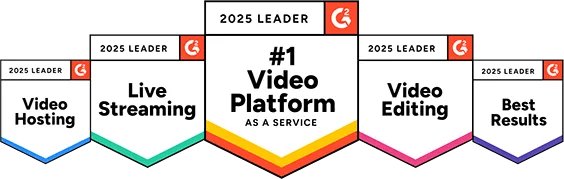 Vimeo Wins #1 Spots in G2 Reports